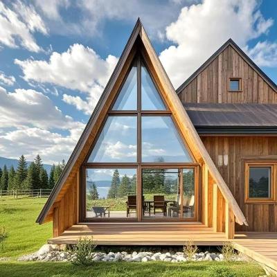 China New Product Hot Sale Steel Structure Prefab Villa House Triangle Modern Design Customizable Lightweight Portable Building for sale