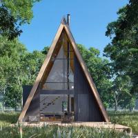 China Cost-Effective 2 Level Triangular Modular Cabin, Robust Light Steel Structure With Customizable Contemporary Appearance for sale