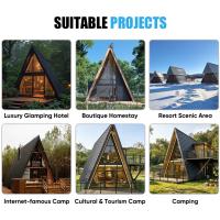 China Cost-Effective 2 Level Triangular Modular Cabin, Robust Light Steel Structure With Customizable Contemporary Appearance for sale
