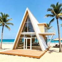 China Factory Customized Triangular Prefab Cabin, Quick Setup Multi Functional Space for Living Accommodation and Storage Room for sale