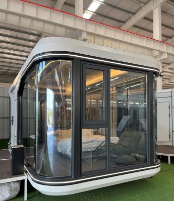 China Luxury Modular Tiny Home 2 Bedroom Space Capsule House Kitchen Fast Steel Apple Cabin Commercial Prefabricated for sale