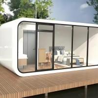 China Luxurious Portable Modular Container Pods, Futuristic Prefab Structure, Customizable Micro & Tiny Homes for sale