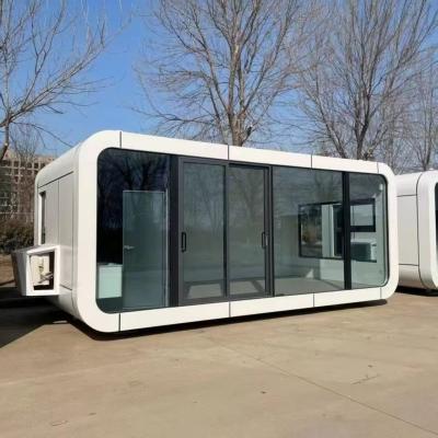China Modern Energy-Saving Container House Waterproof Prefabricated Tiny Home for Hotels Apple Prefab Houses with Steel Materials for sale