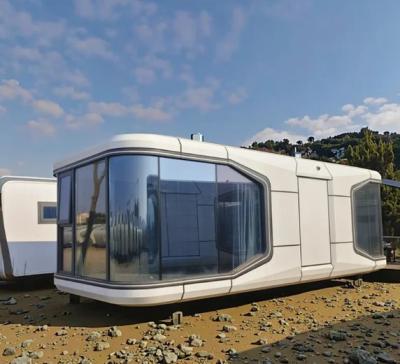 China Lightweight Waterproof Outdoor Camping Container Houses, Future Eco - Friendly Steel Office Supplies Prefab Steel Villa for sale
