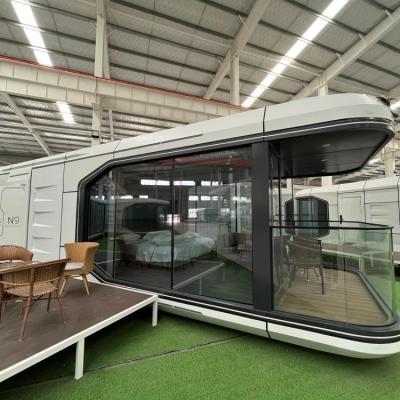 China Factory Direct Price Steel Structure Solar Energy Camping House Mobile Prefab Home Complete Prefabricated Space Capsule Modern for sale
