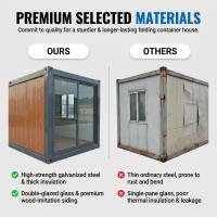 China Foldable Prefab Housing Module With Customizable Layout and Interior Finish for Foldable Relocatable Container House for sale