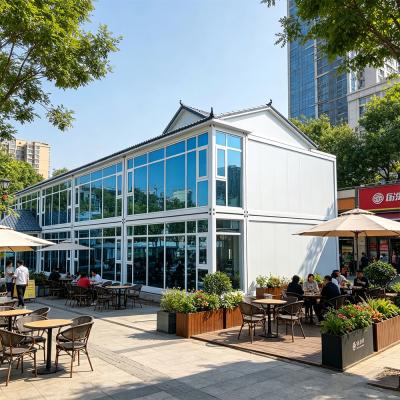 China Urban Pop up Store Mobile Retail Unit Quick Lock System Prefab Shop for Street Market or Seasonal Business Operation for sale