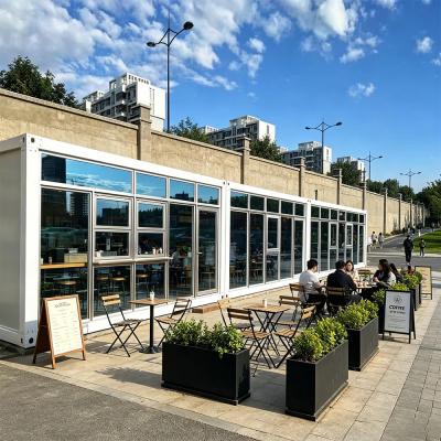 China Tourist Information Center Packing Box House Aesthetic Design Glass Facade Attractive Appearance for Scenic Spots for sale