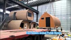 Modern Arched Prefab House Fast Installation Solution