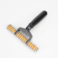 China Black Carpet Seam Roller 2 Inch Steel Flooring Tool for Carpet Installation for sale