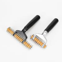 China Black Carpet Seam Roller 2 Inch Steel Flooring Tool for Carpet Installation for sale