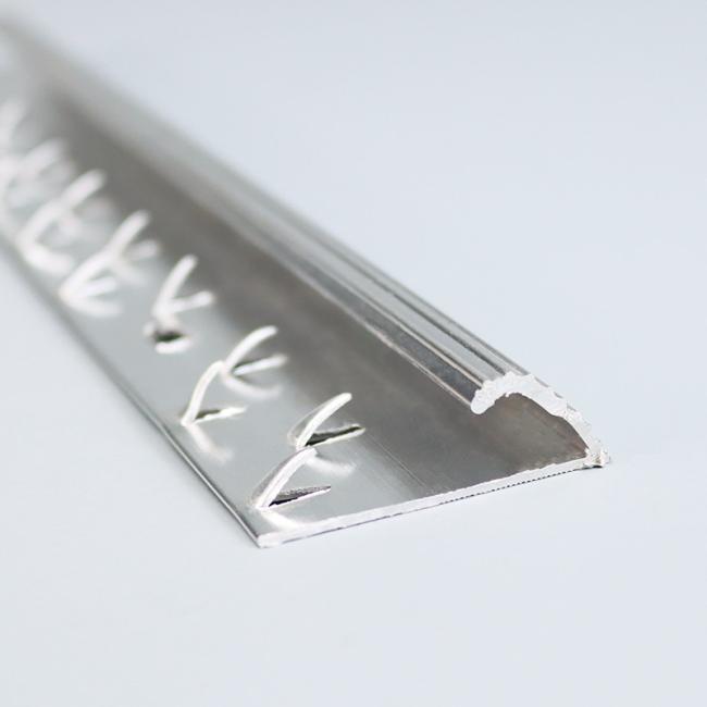 Gold and silver aluminum with glue carpet edging tile trim gripper