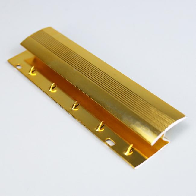 Silver shape edge carpet door plate aluminum metal carpet edging cover strip trim
