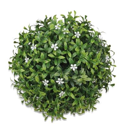 Cina palle decorative della pianta del PE di 42cm delle palle pp della pianta dell'ars topiaria della palla del legno di bosso artificiale artificiale del Faux in vendita
