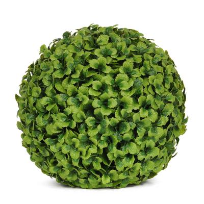 Cina palle decorative della pianta del PE di 42cm delle palle pp della pianta dell'ars topiaria della palla del legno di bosso artificiale artificiale del Faux in vendita