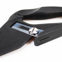 China Black Double 30 Angle Cushion Back Carpet Cutter SS304 5/64 Gauge for sale