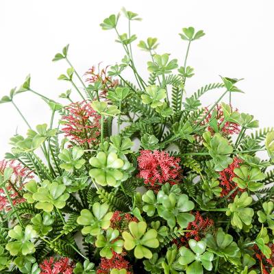 China PE Plastic de Muurcomités van het Groen Kunstgras Achtergrond 30mm voor Binnendecor Te koop