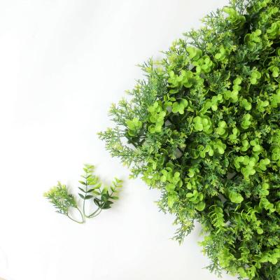 Cina Parete verde artificiale su misura di dimensione di colore per nozze di festa decorative in vendita