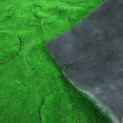 Cina Pannelli di plastica artificiali di Moss Mat Turf Flocking Plant Wall 10mm di simulazione in vendita