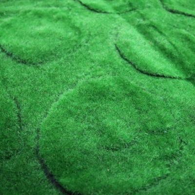 Cina Pannelli di plastica artificiali di Moss Mat Turf Flocking Plant Wall 10mm di simulazione in vendita