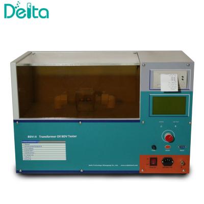 China BDV-II Hot Sale 100kV ASTM D877 Transformer Oil Breakdown Voltage Tester for sale