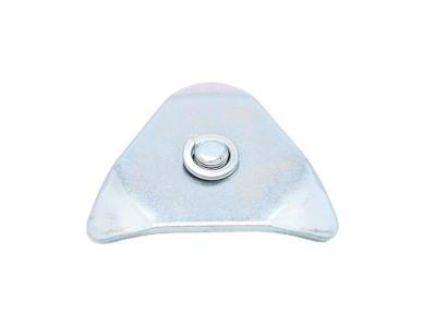 China Triangular Plate Geophone Case Metal 1 Pcs Supplied With Screw Bolt for sale