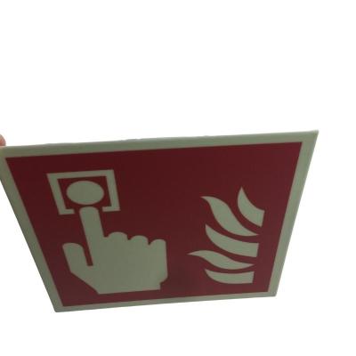 China os sinais fotoluminescentes do fogo do ponto da chamada 100g incandescem no certificado ISO9001 escuro à venda