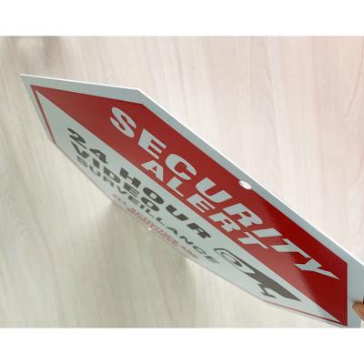 Cina Abitudine riflettente di alluminio del segno 11.5inch di allarme di sicurezza del metallo Rustfree in vendita