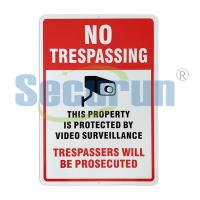 China No Trespassing Sign For Your Property for sale