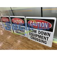 China Aluminum Safety CAUTION Slow Down Sign for sale