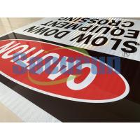 China Aluminum Safety CAUTION Slow Down Sign for sale