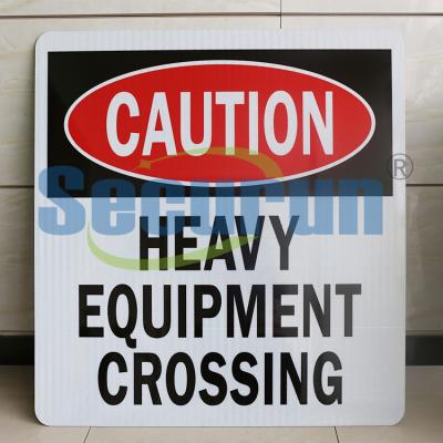 China HEAVY EQUIPMENT CROSSING Sign for sale