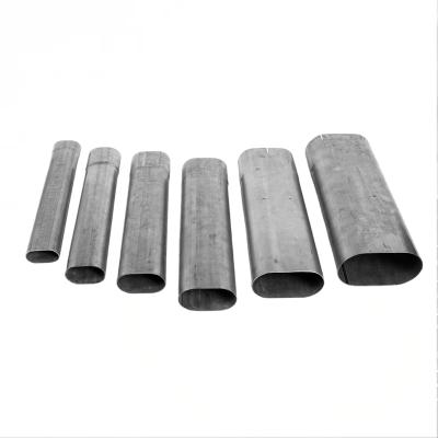 China High Precision Elliptical Steel Tube Custom Size Welded Oval Steel Pipe For Industrial Equipment Frames for sale
