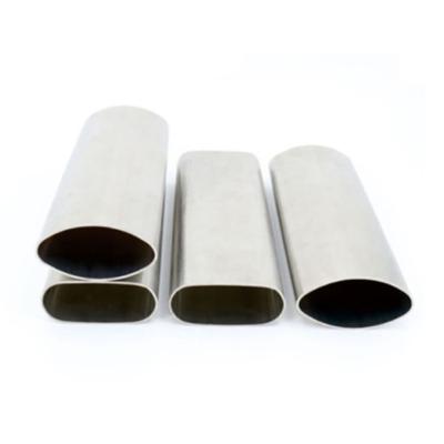 China Carbon Steel Elliptical Hollow Section Custom Size Oval Steel Tube For Fitness Equipment & Mechanical Frames for sale