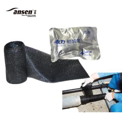 China ANSEN: Armour-Wrap Structural Material Armorcast for Cable Accessories Cable Wrapping Armor Cast Tape Strengthening for sale
