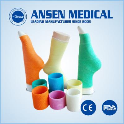 China Consumable Medical Supplies Fiber Tape Cast Fiberglass Cast Cast Colors for sale