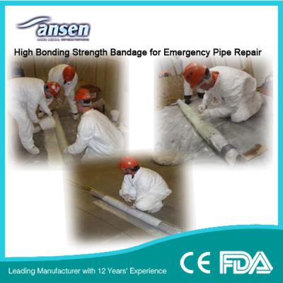 China 4inch Polyurethane Fiberglass Pipe Repair Bandage Emergency Repair Bandage Pipe Repair Kit for sale