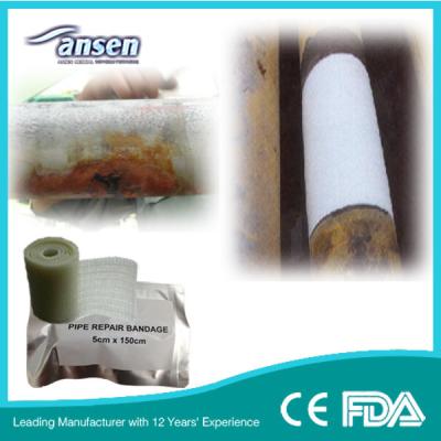 China Emergency Fiberglass Polyester Fixing Tape Pipe Leak Repair Wrap Cast with CE & FDA for sale