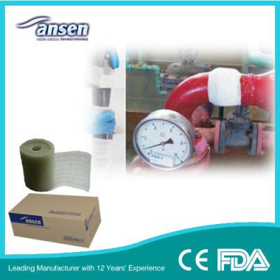 China Water Activated Stop It Fibreglass Pipe Repair Tape Wrap It Repair Bandage for sale