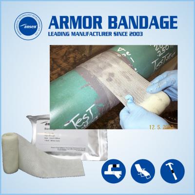 China Shaanxi Ansen Waterstop Seal Fast Repair Fiberglass Fix Wrap Tape Pipe Repair Bandage for sale