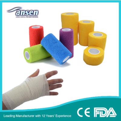 China Soft Lightweight Stretch Grip Hockey Stick Self Adhesive Cotton Sports Bandage Tape for sale