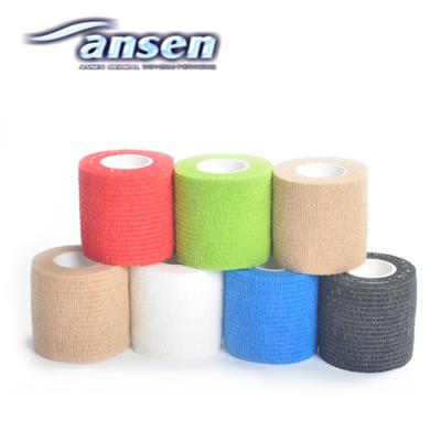 China All colors cohesive vet wrap Supply Custom Bulk Wholesale Non Woven Cohesive bandages 10cm for sale