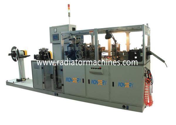 100 M/min Radiator Aluminium Fin Making Machine 8mm Fin Height OEM Service Provided