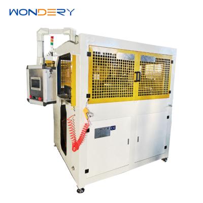 중국 알루미늄 라디에이터를 위한 1050mm 코어 높이와 자동 클린싱을 가진 세르보 타입 플라스틱 탱크 크림프링 머신 판매용