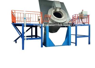 China Gas Fired Metal / Aluminum Melting Furnaces For Aluminum Scraps 350 - 1000 KGS for sale