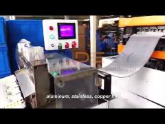 Hw does one wavy fin making machine works?