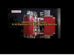 Hoofd draaiende elektrische CNC-buisbuigmachine