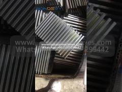 Customized Radiator Aluminium Wavy Fins Heat Exchanger Fins  For Varied Fin Height And Pitch