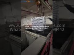 hoe aluminiumonderdelen in de swingdroger tank worden geladen