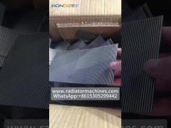stainless steel high accuracy heat exchanger fins